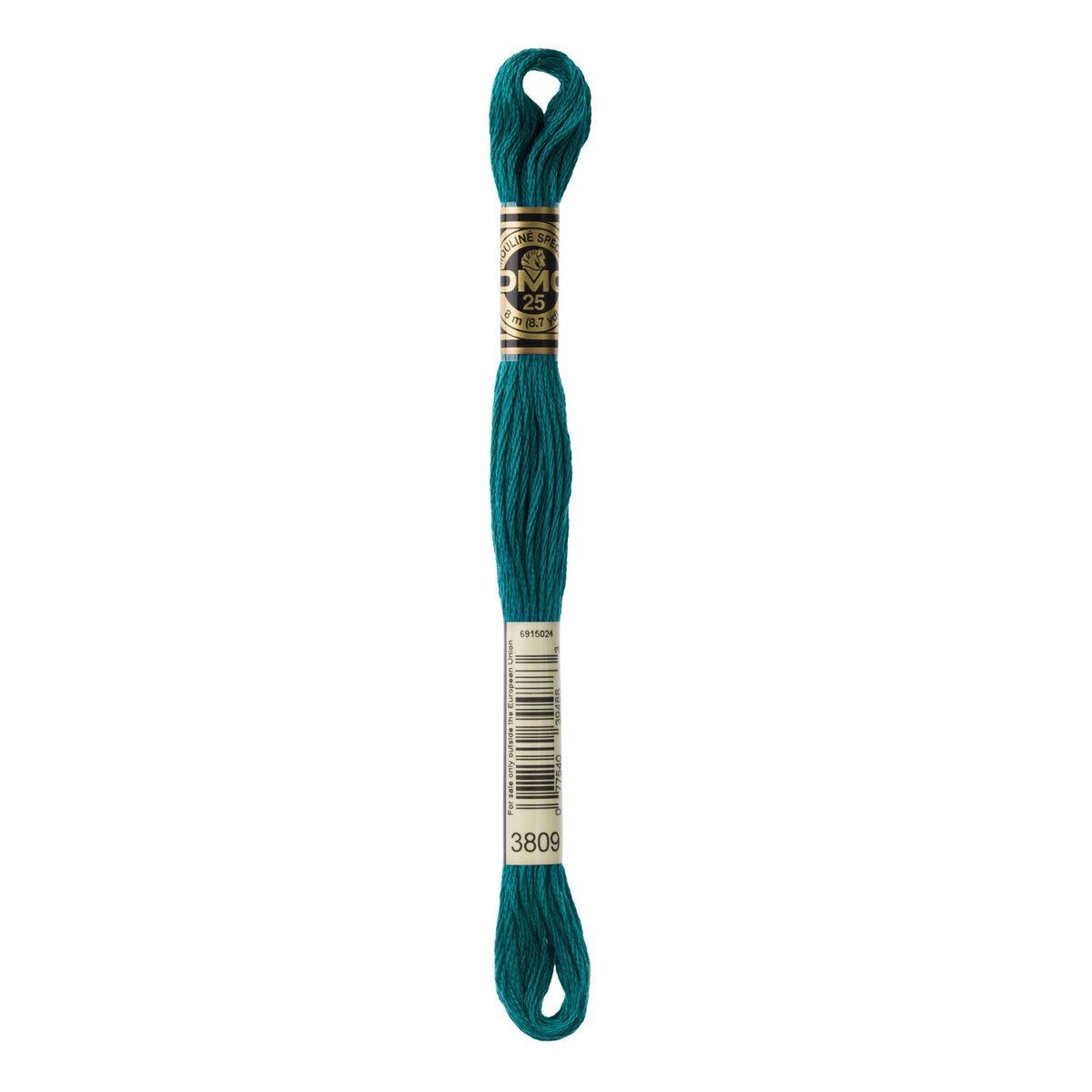 DMC 3809 Very Dark Turquoise - 6 Strand Embroidery Floss | Shabby Fabrics