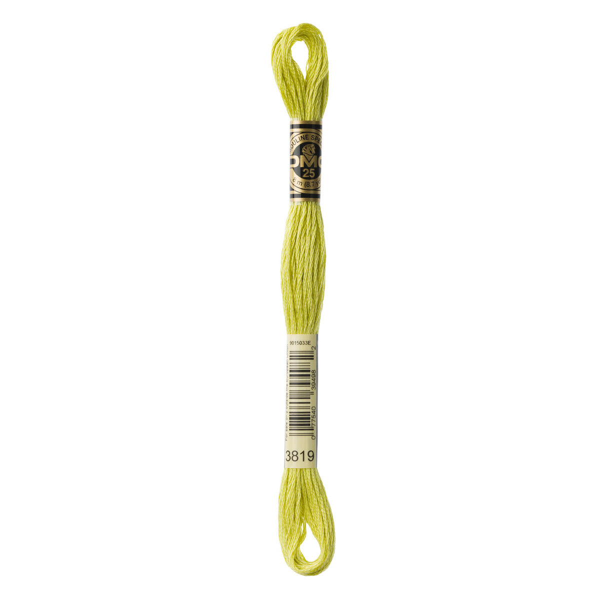 DMC 3819 Light Moss Green - 6 Strand Embroidery Floss | Shabby Fabrics