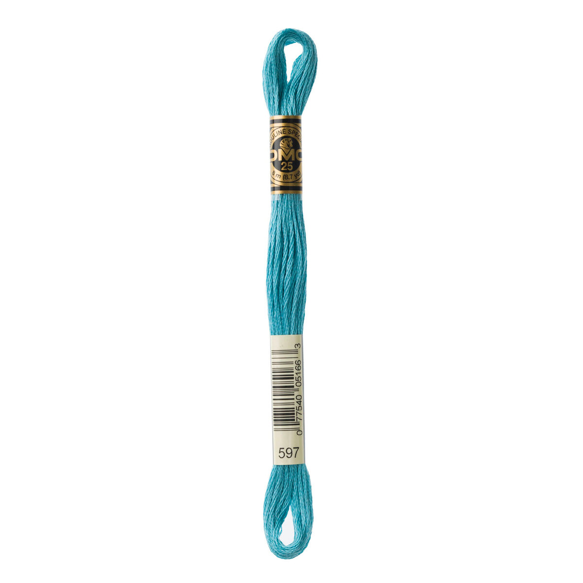 DMC 597 Turquoise - 6 Strand Embroidery Floss | Shabby Fabrics