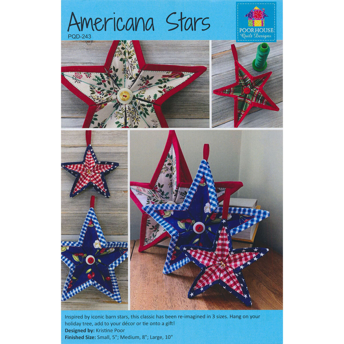 Americana Stars Pattern | Shabby Fabrics