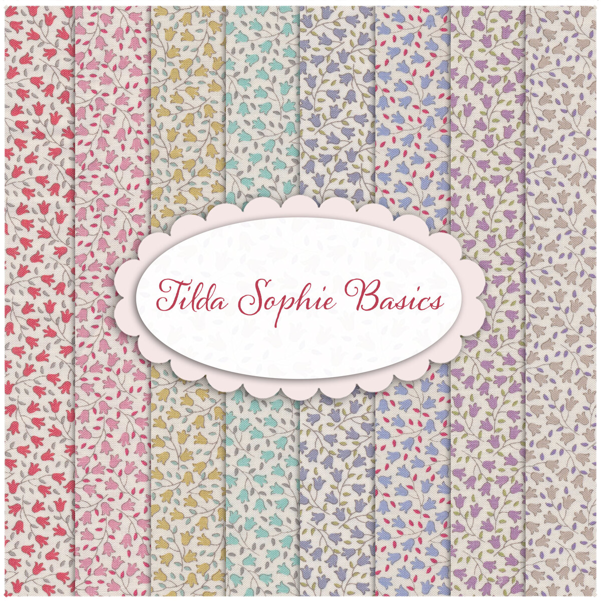 Tilda Sophie Basics 8 Fat Eighth Set by Tone Finnanger for Tilda ...