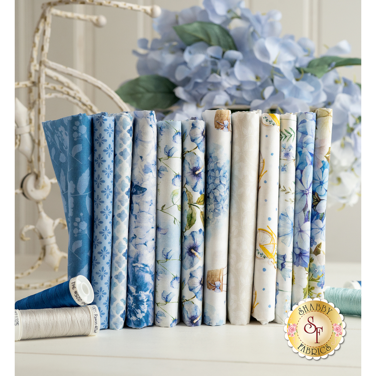 Periwinkle Spring 12 FQ Set by In The Beginning Fabrics | Shabby Fabrics