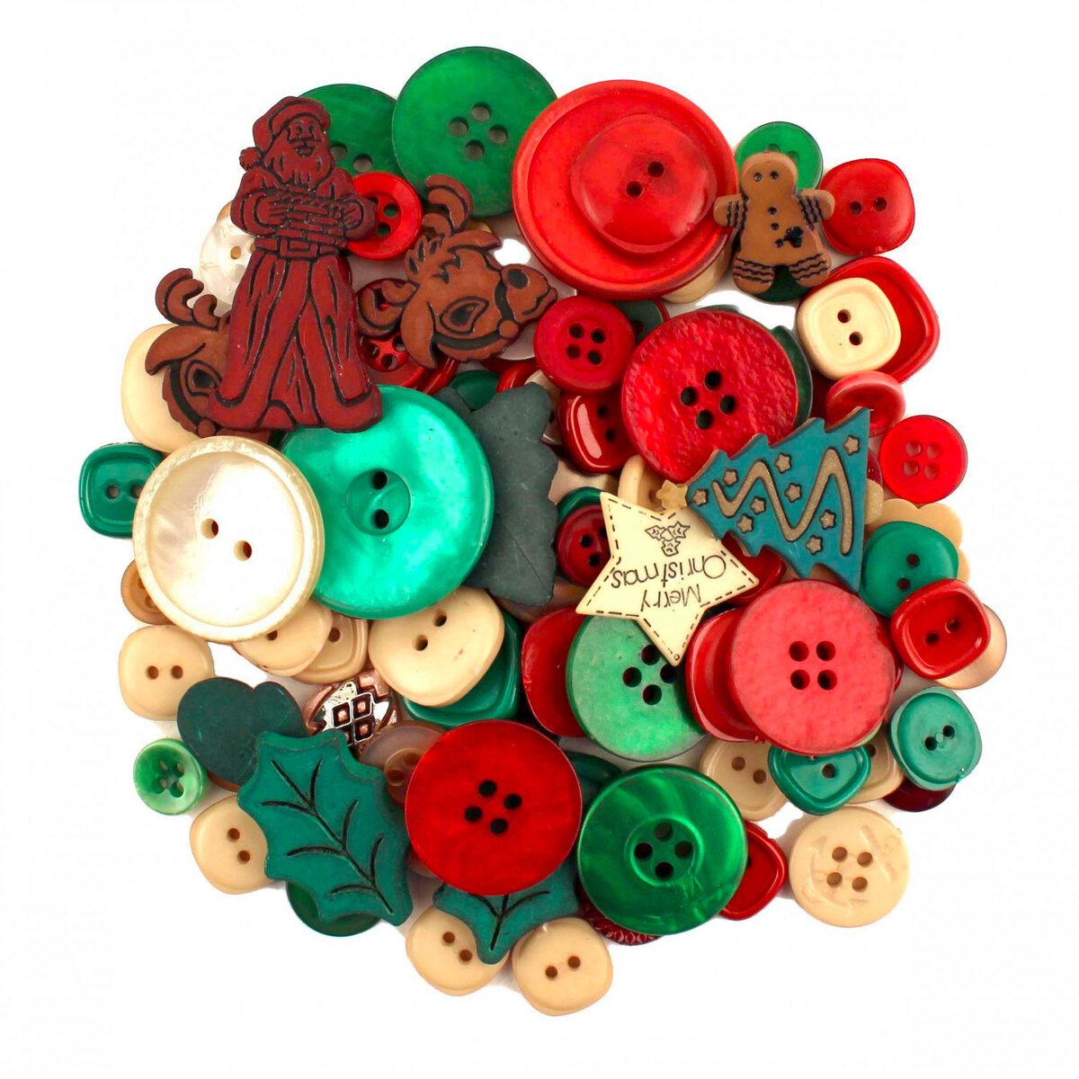 Buttons Galore & More - Country Christmas - Button Grab Bag | Shabby ...