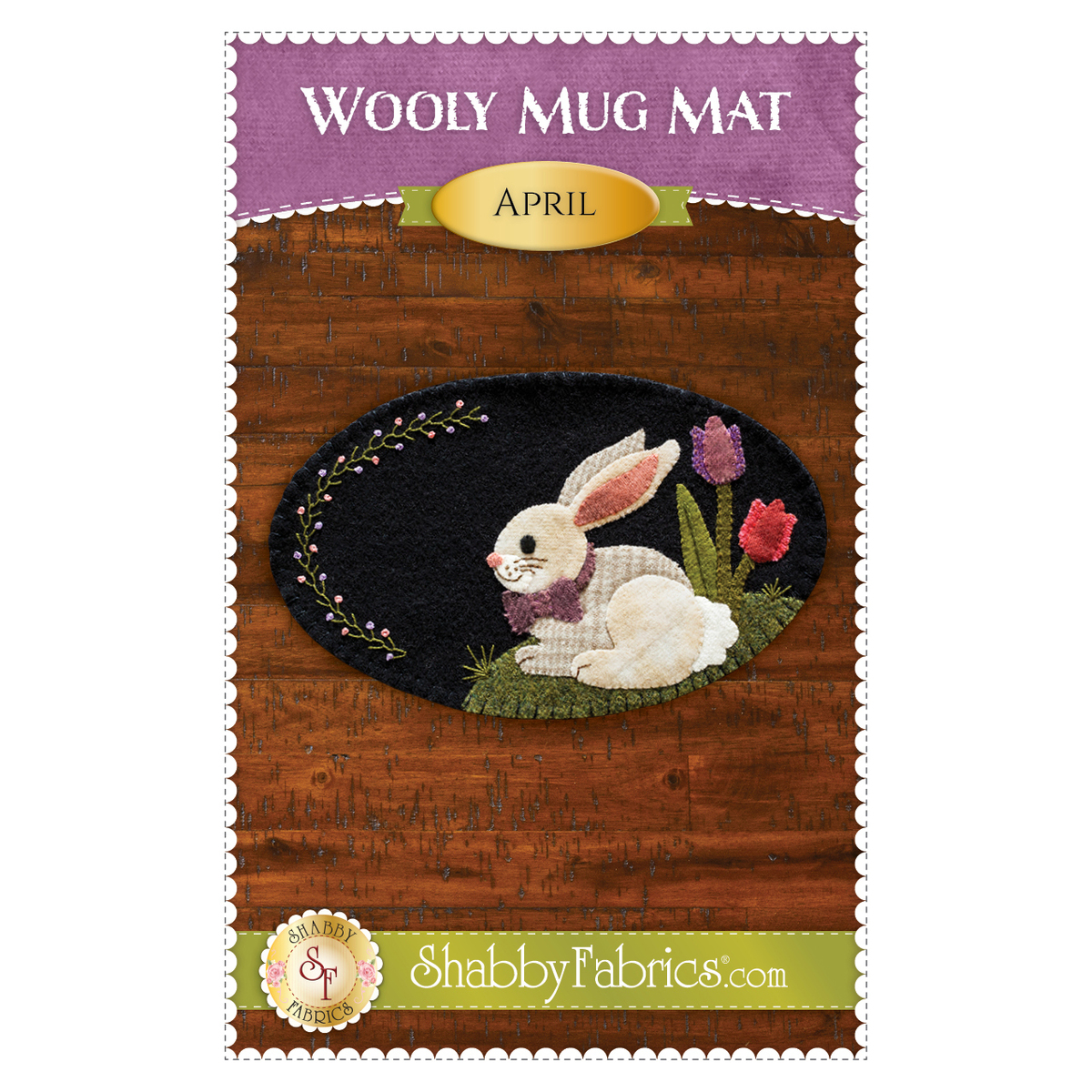 Wooly Mug Mat Series - April - Pattern | Shabby Fabrics