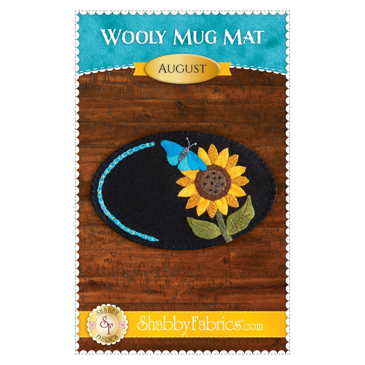 Wooly Mug Mat Series - August Pattern - PDF Download | Shabby Fabrics