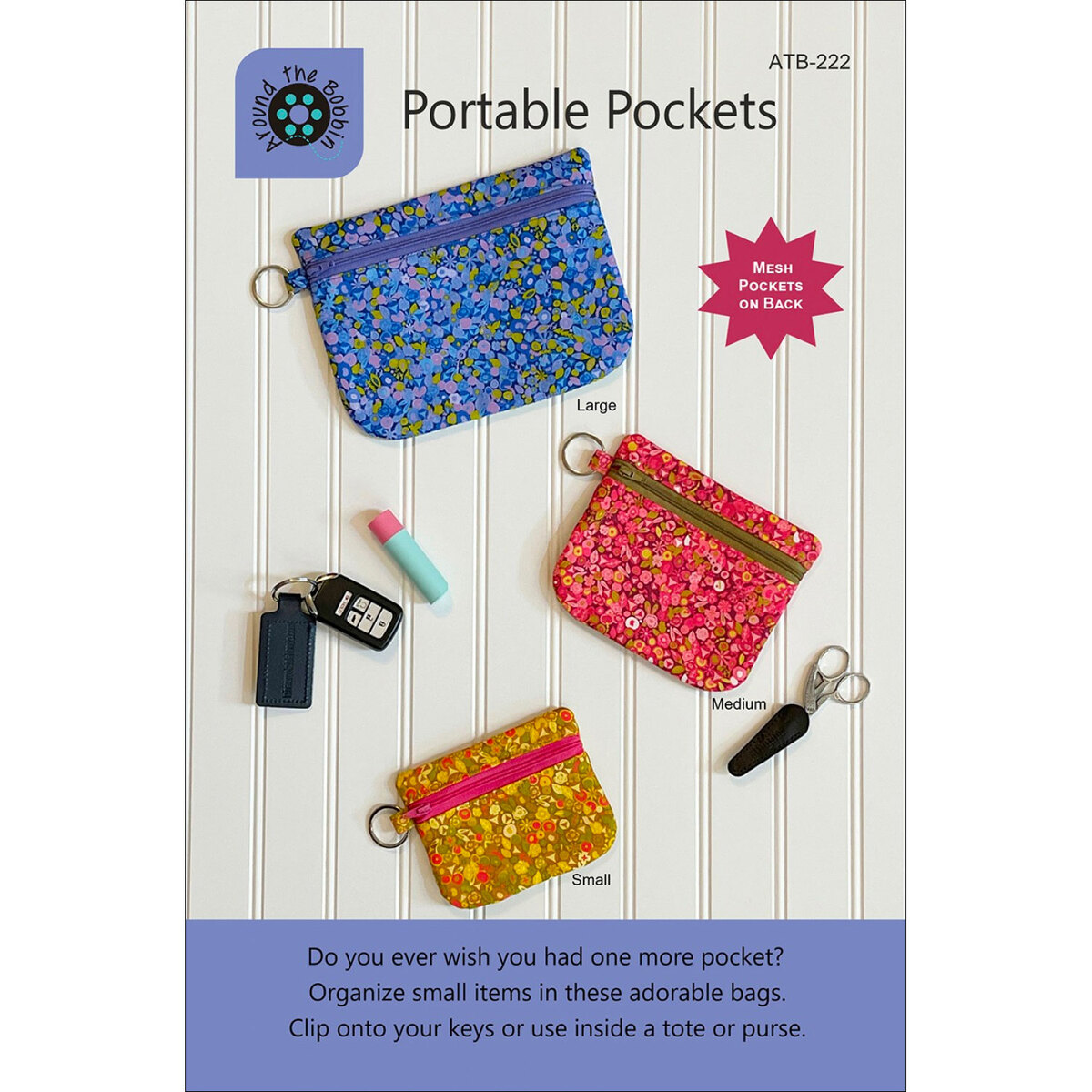 Portable Pockets Pattern | Shabby Fabrics