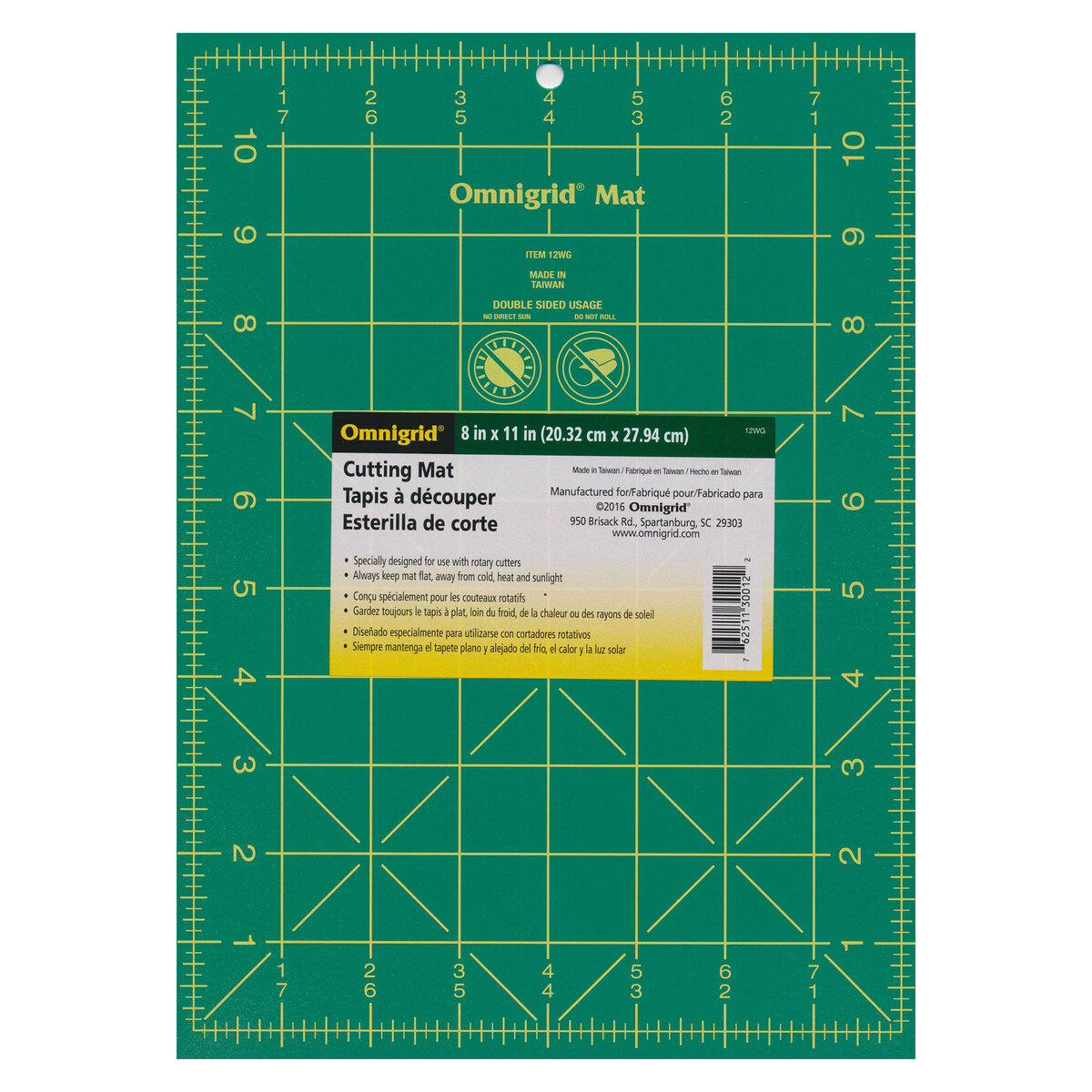 Omnigrid Cutting Mat - 8" x 11" | Shabby Fabrics