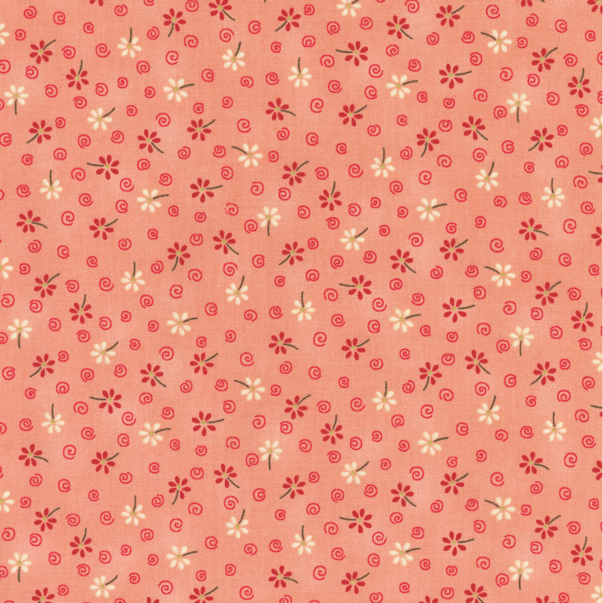 My Red Wagon 2546-22 Small Flowers by Debby Busby for Henry Glass ...