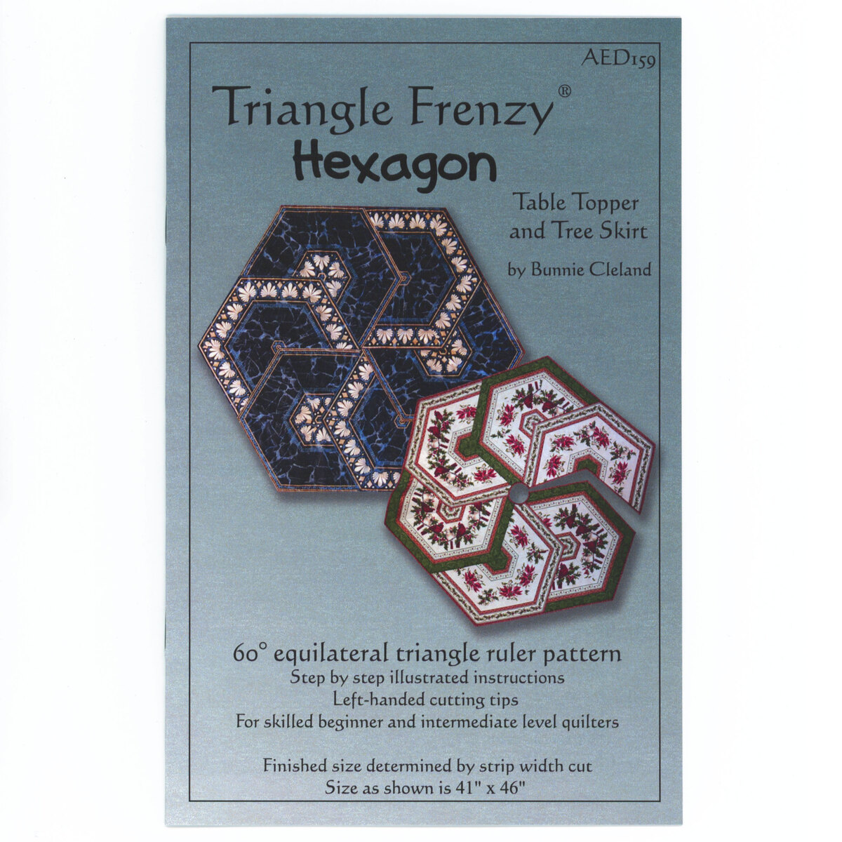 Triangle Frenzy Hexagon Pattern | Shabby Fabrics