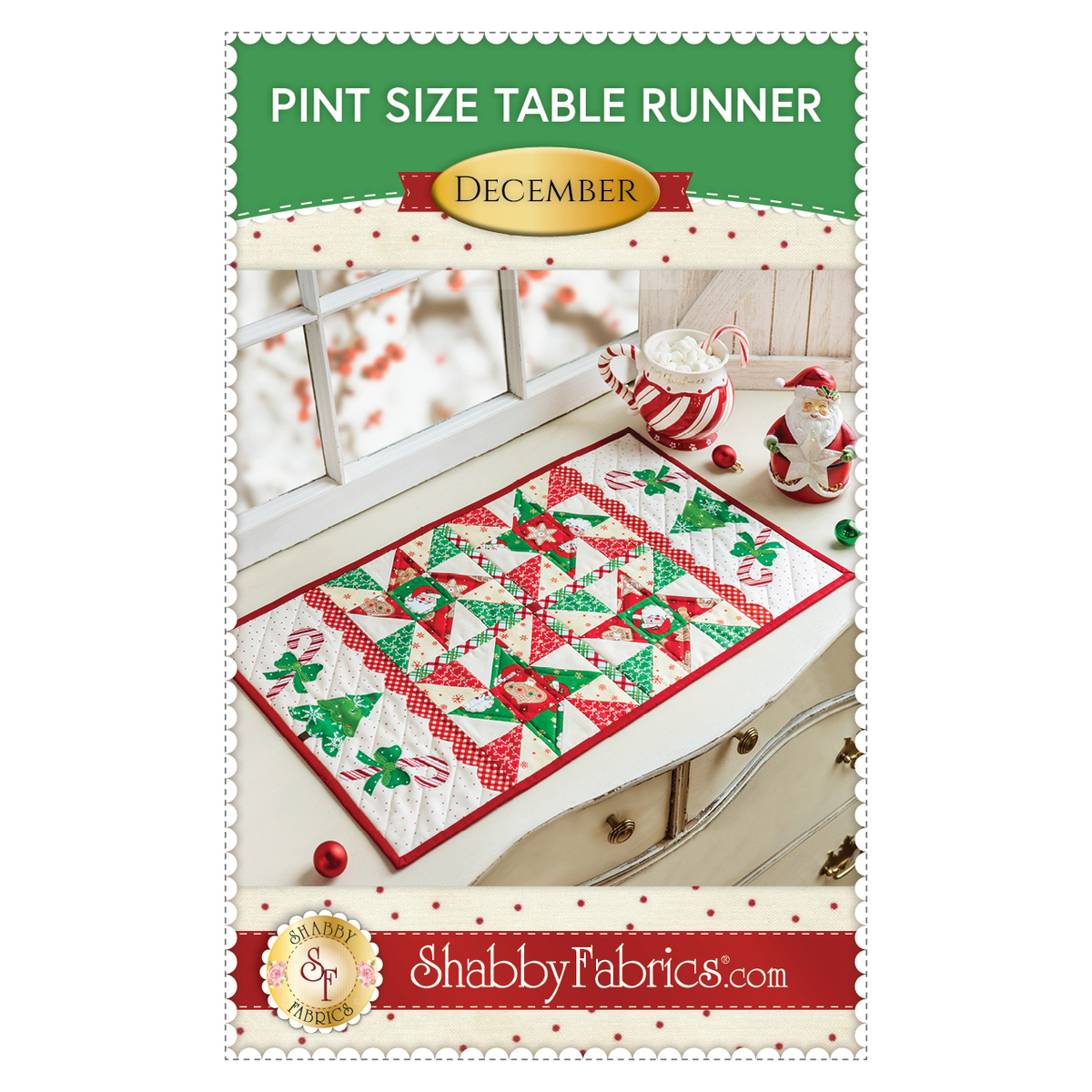 Pint Size Table Runner Series - December Pattern - PDF Download ...