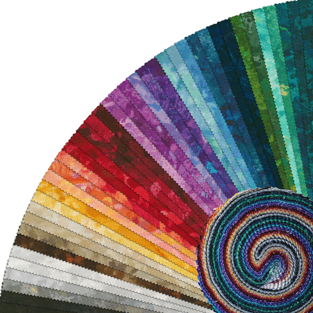 Chroma 2-1/2" Strip Roll Set by Deborah Edwards for Northcott Fabrics ...