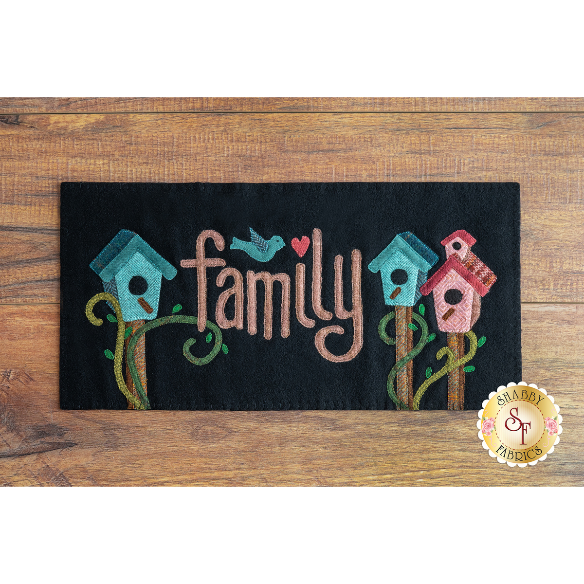 Words in Wool Kit - March - Family | Shabby Fabrics