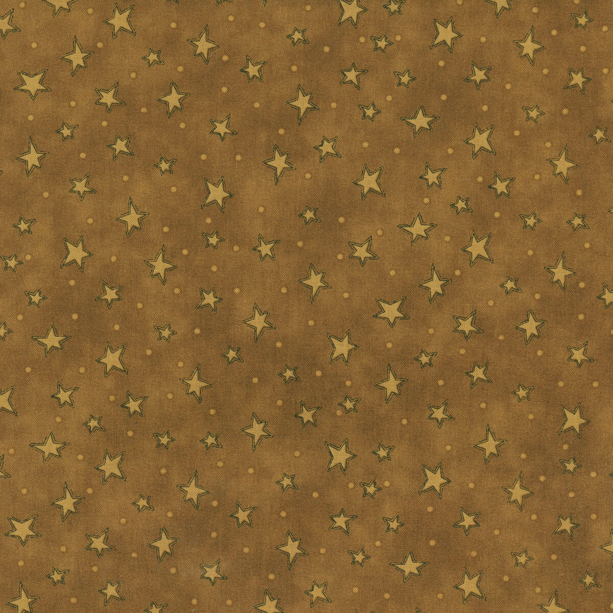 Starry Basics 8294-38 Brown by Leanne Anderson for Henry Glass Fabrics ...