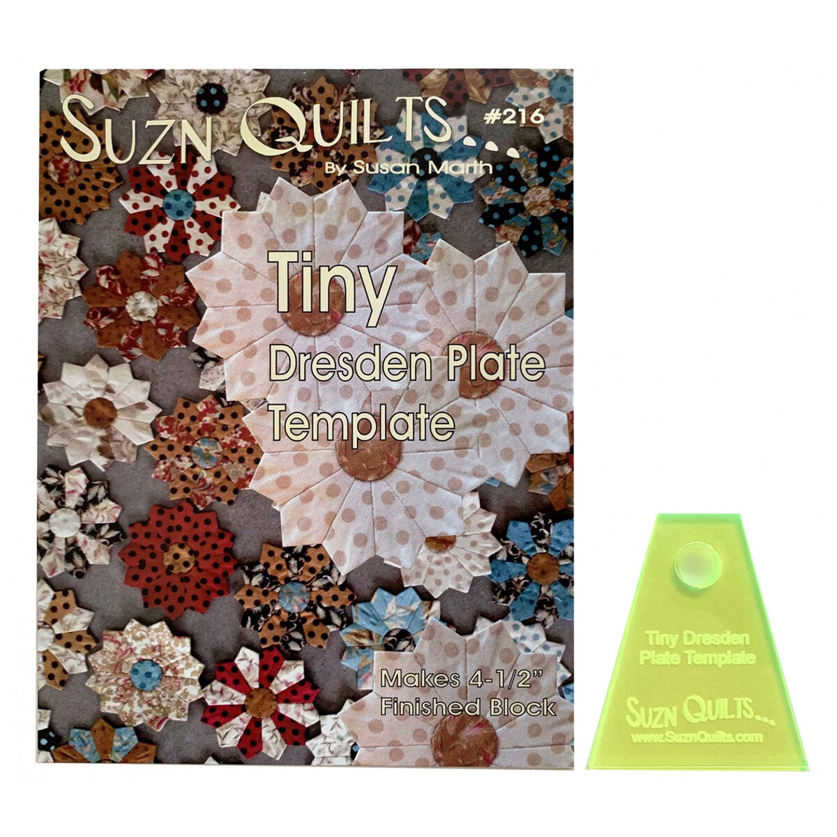 Tiny Dresden Plate Template | Shabby Fabrics