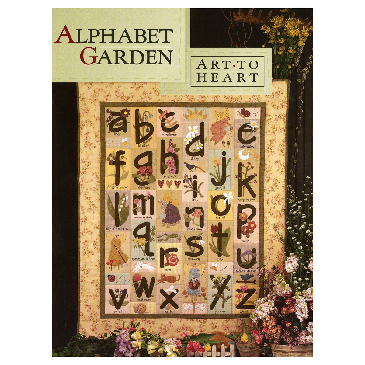 Alphabet Garden Book | Shabby Fabrics