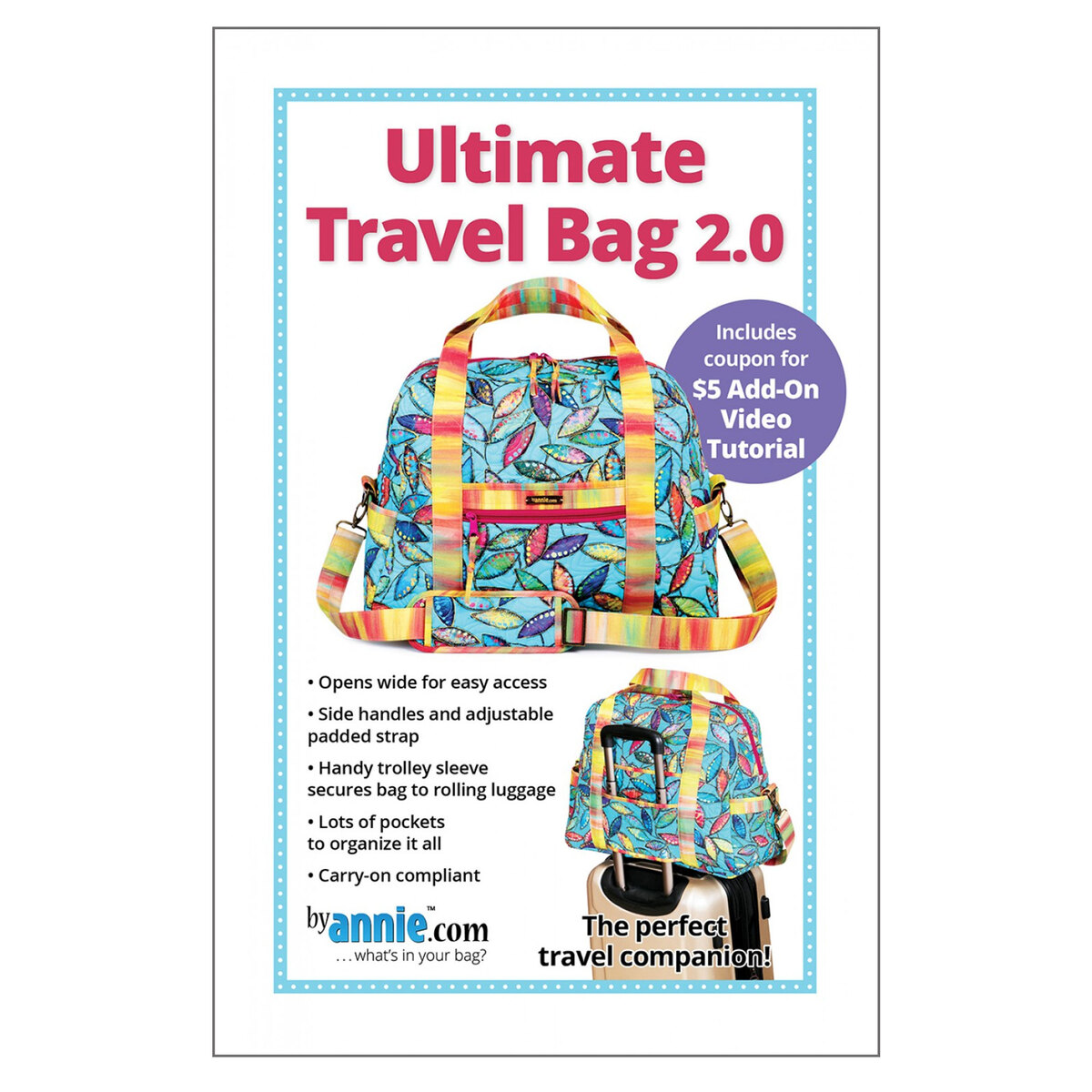Ultimate Travel Bag 2.0 Pattern | Shabby Fabrics