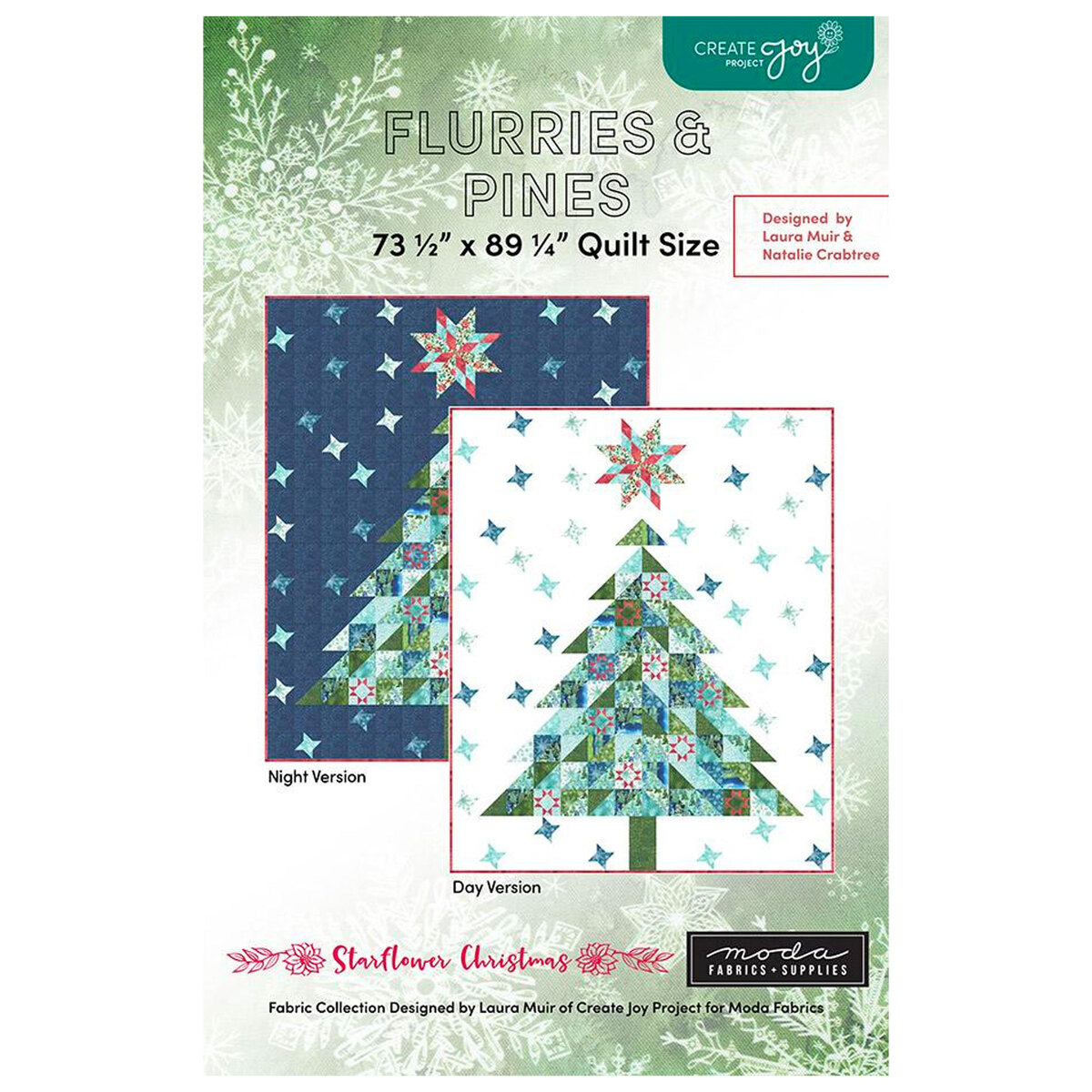 Flurries & Pines Pattern | Shabby Fabrics