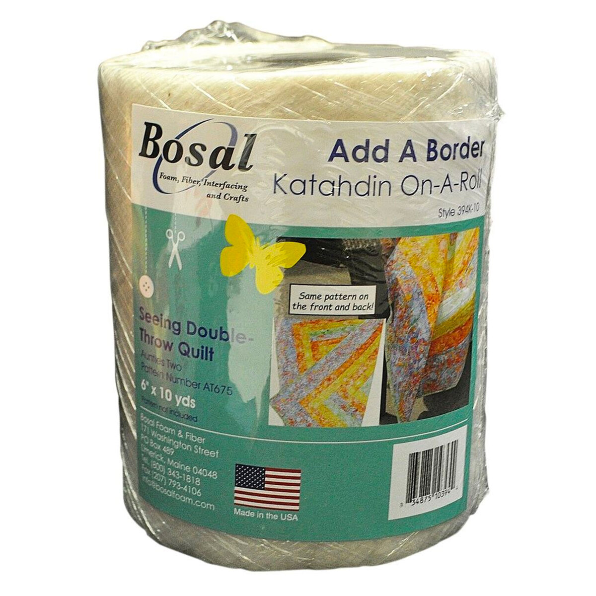 Bosal Katahdin 100% 6" Cotton Batting Strips - 10yd | Shabby Fabrics