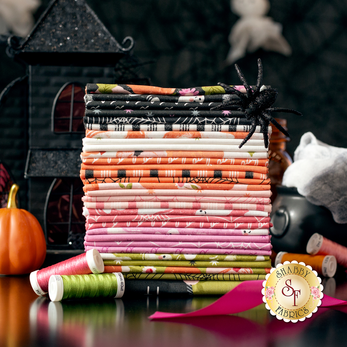 Hey Boo 29 FQ Set + Panel by Lella Boutique for Moda Fabrics | Shabby ...