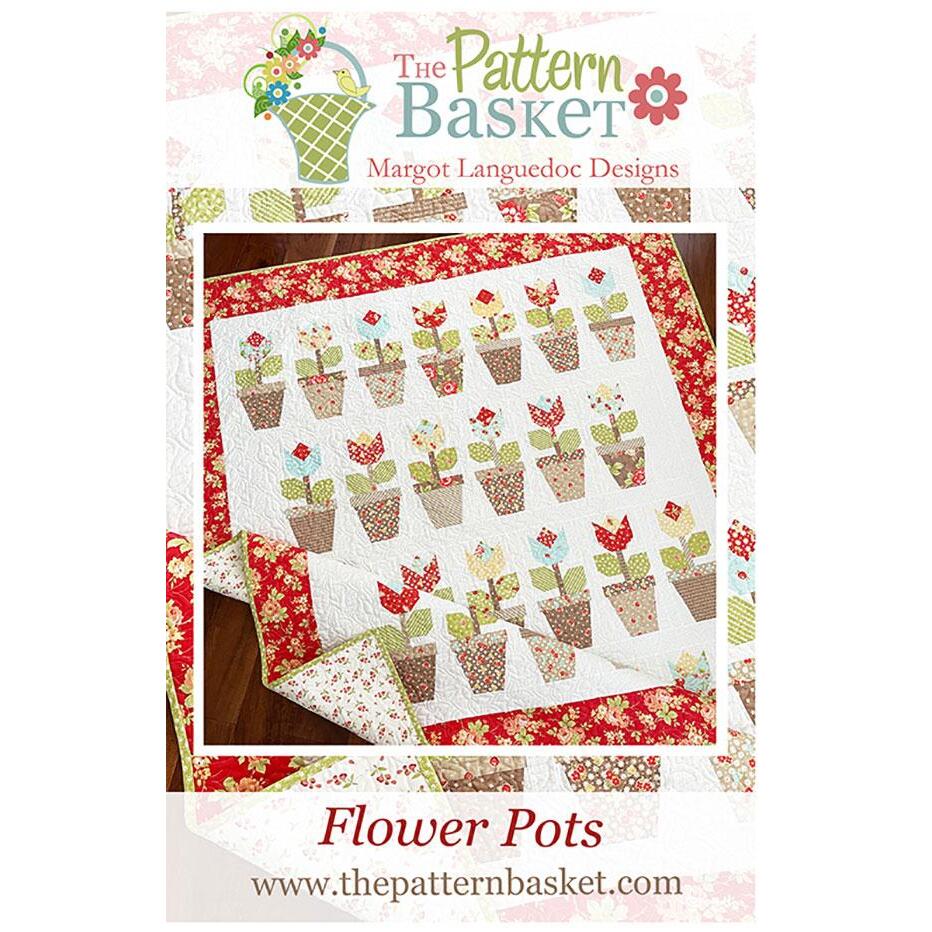 Flower Pots Pattern | Shabby Fabrics