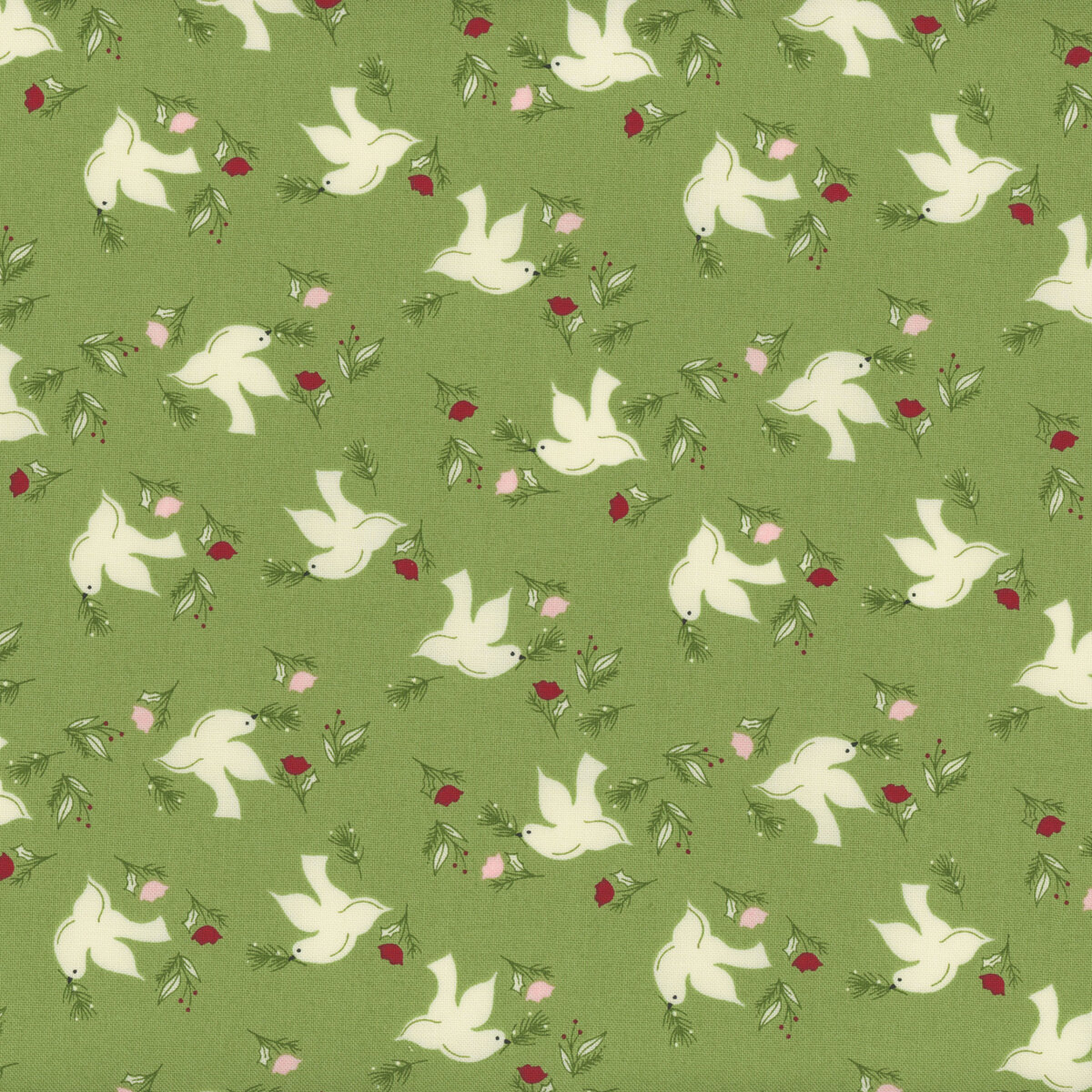 Once Upon a Christmas 43163-14 Mistletoe by Sweetfire Road for Moda ...