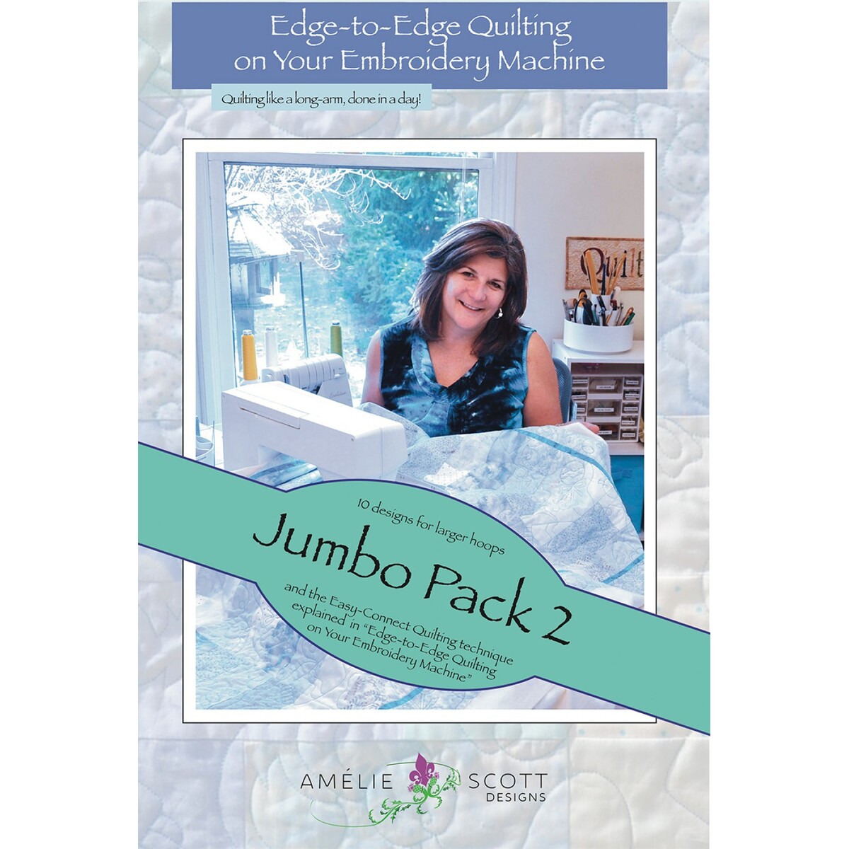Edge-To-Edge Jumbo Pack 2 - Machine Embroidery Pattern | Shabby Fabrics