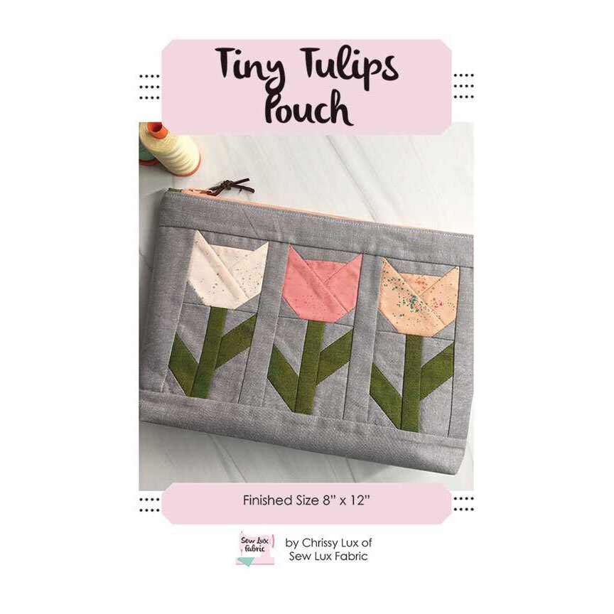 Tiny Tulips Pouch Pattern | Shabby Fabrics