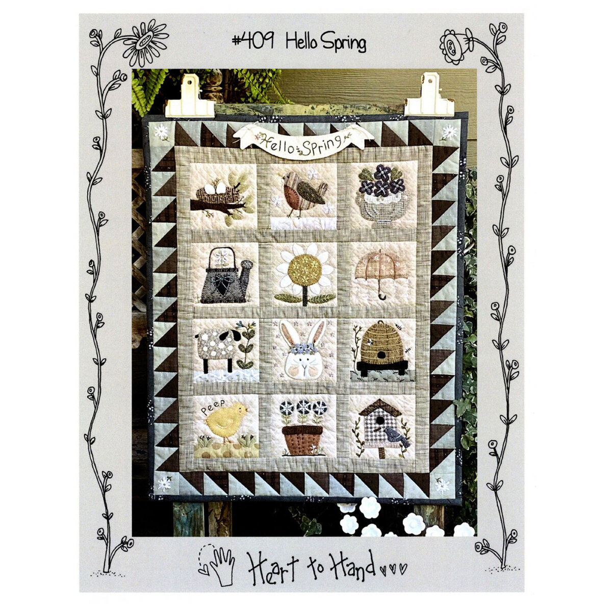 Hello Spring Pattern | Shabby Fabrics