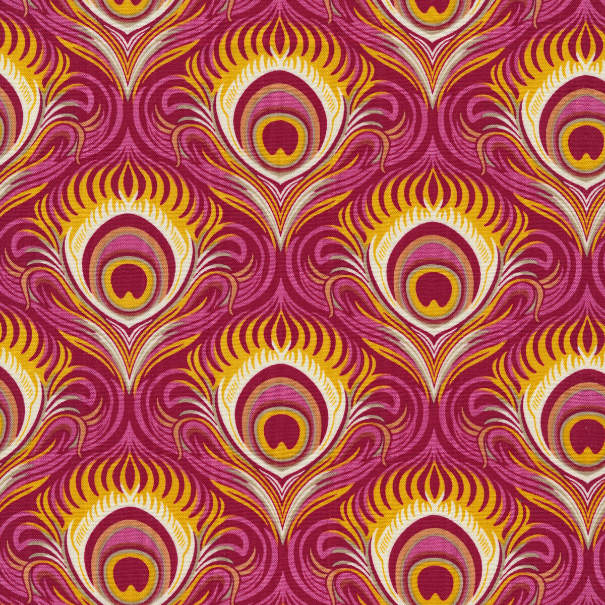 Wild Abandon 90893-84 Seduction Plum by Heather Bailey for FIGO Fabrics | Shabby Fabrics