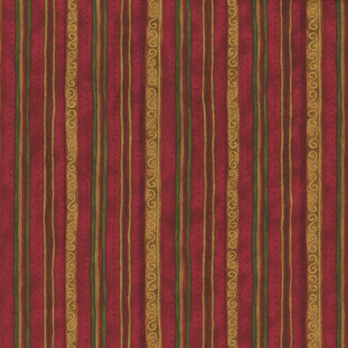 Star of Wonder - Star of Light 17066-10 Scroll Stripe Red by Nancy ...