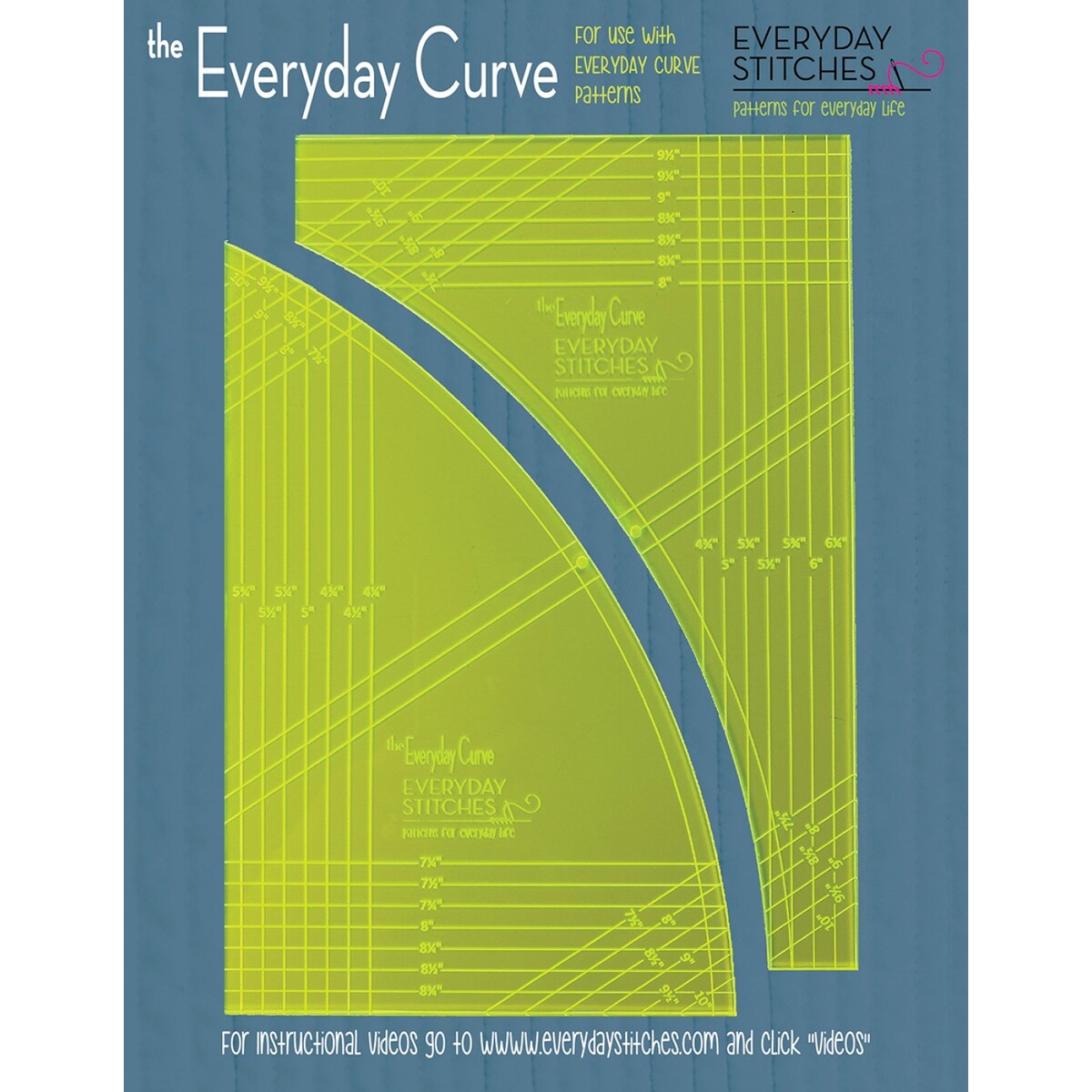 Everyday Curve Template Set | Shabby Fabrics