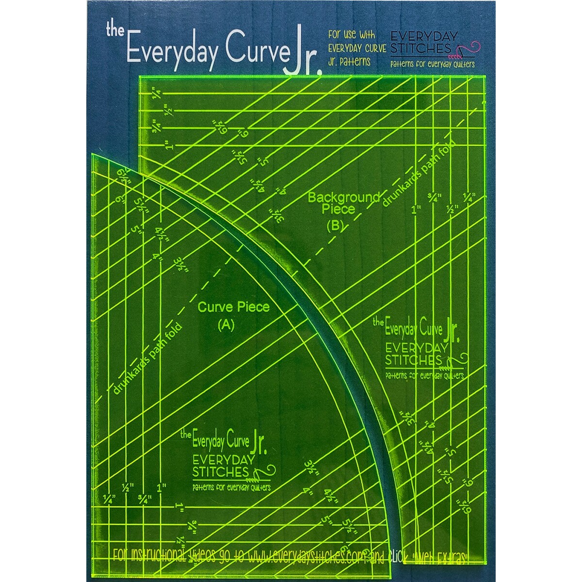 Everyday Curve Junior Template Set | Shabby Fabrics
