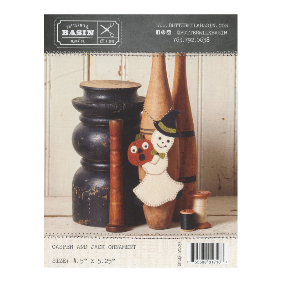 Casper And Jack Ornament Pattern | Shabby Fabrics