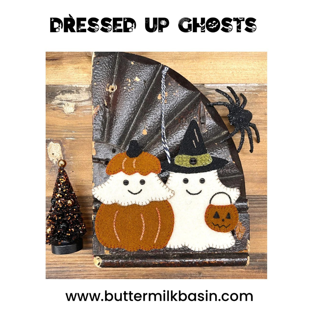 Dressed Up Ghosts Pattern | Shabby Fabrics