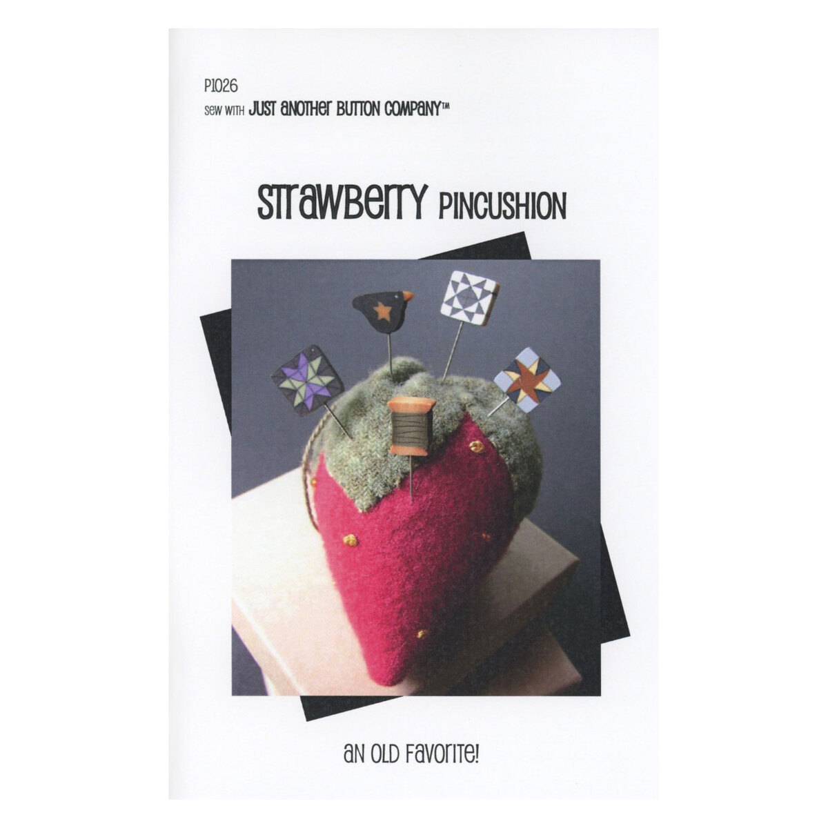 Strawberry Pincushion Pattern | Shabby Fabrics