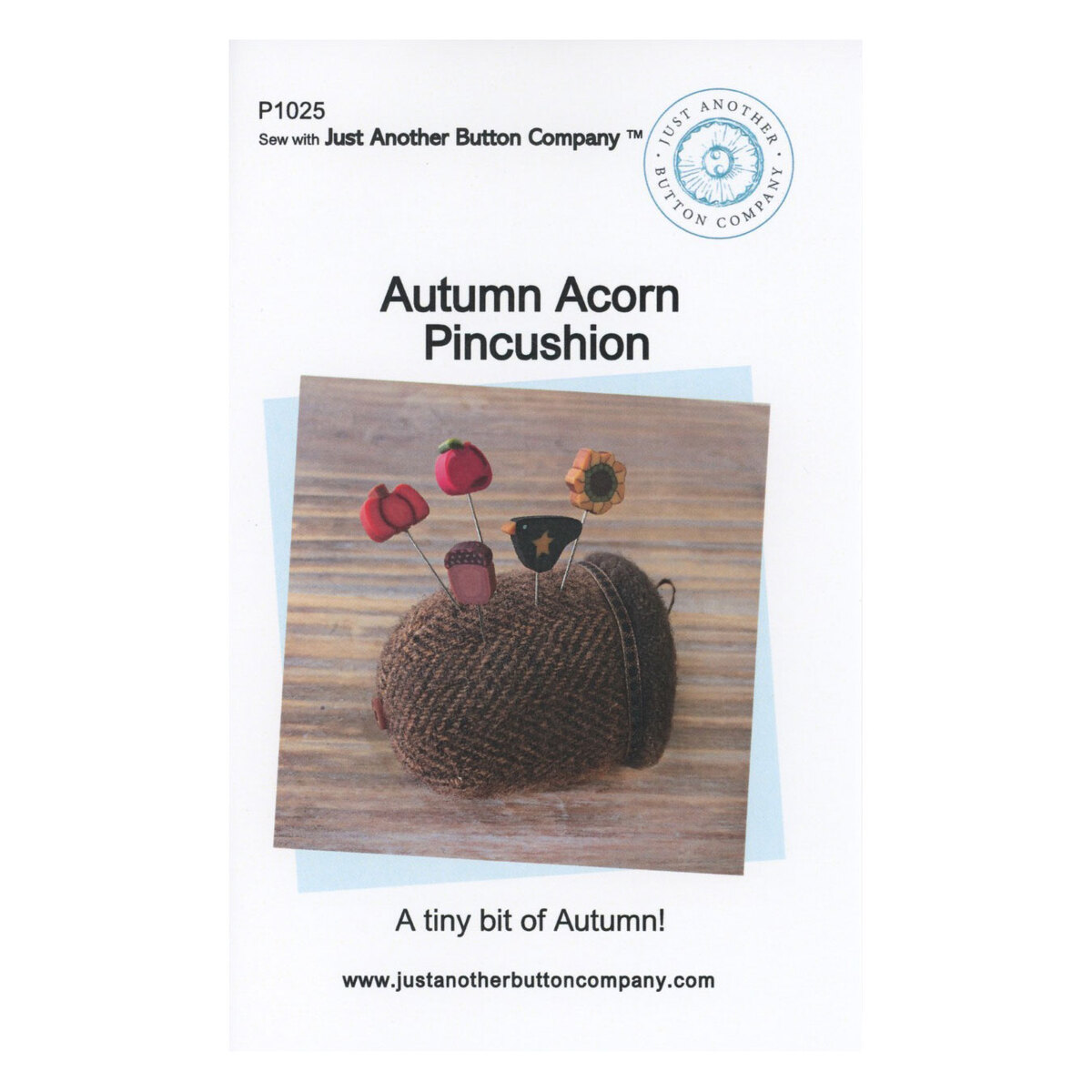 Autumn Acorn Pincushion Pattern | Shabby Fabrics