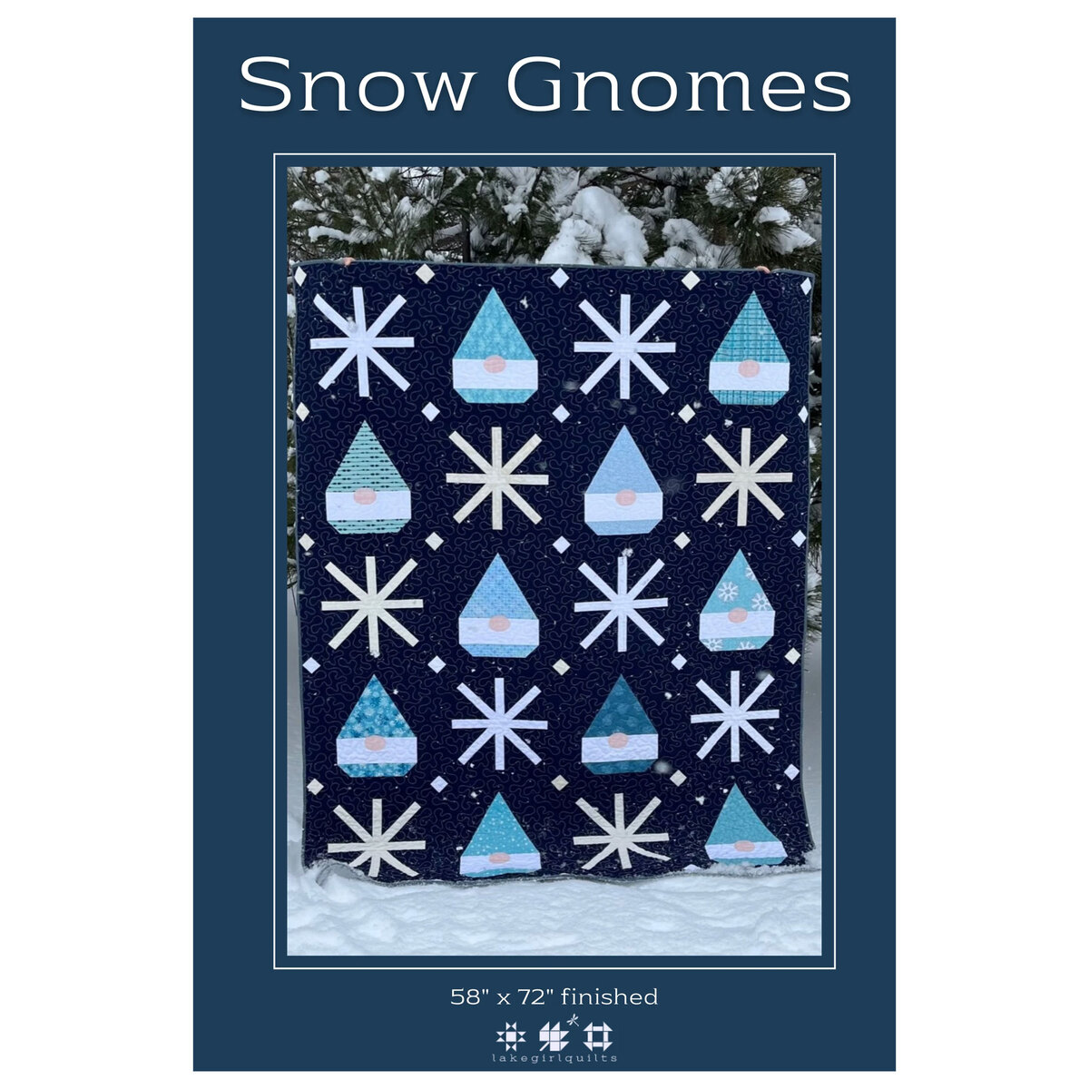 Snow Gnomes Quilt Pattern | Shabby Fabrics