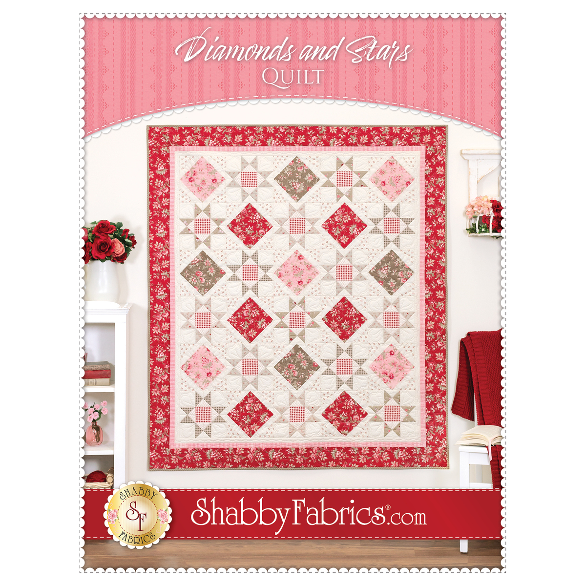 Diamonds and Stars Quilt Pattern | Shabby Fabrics