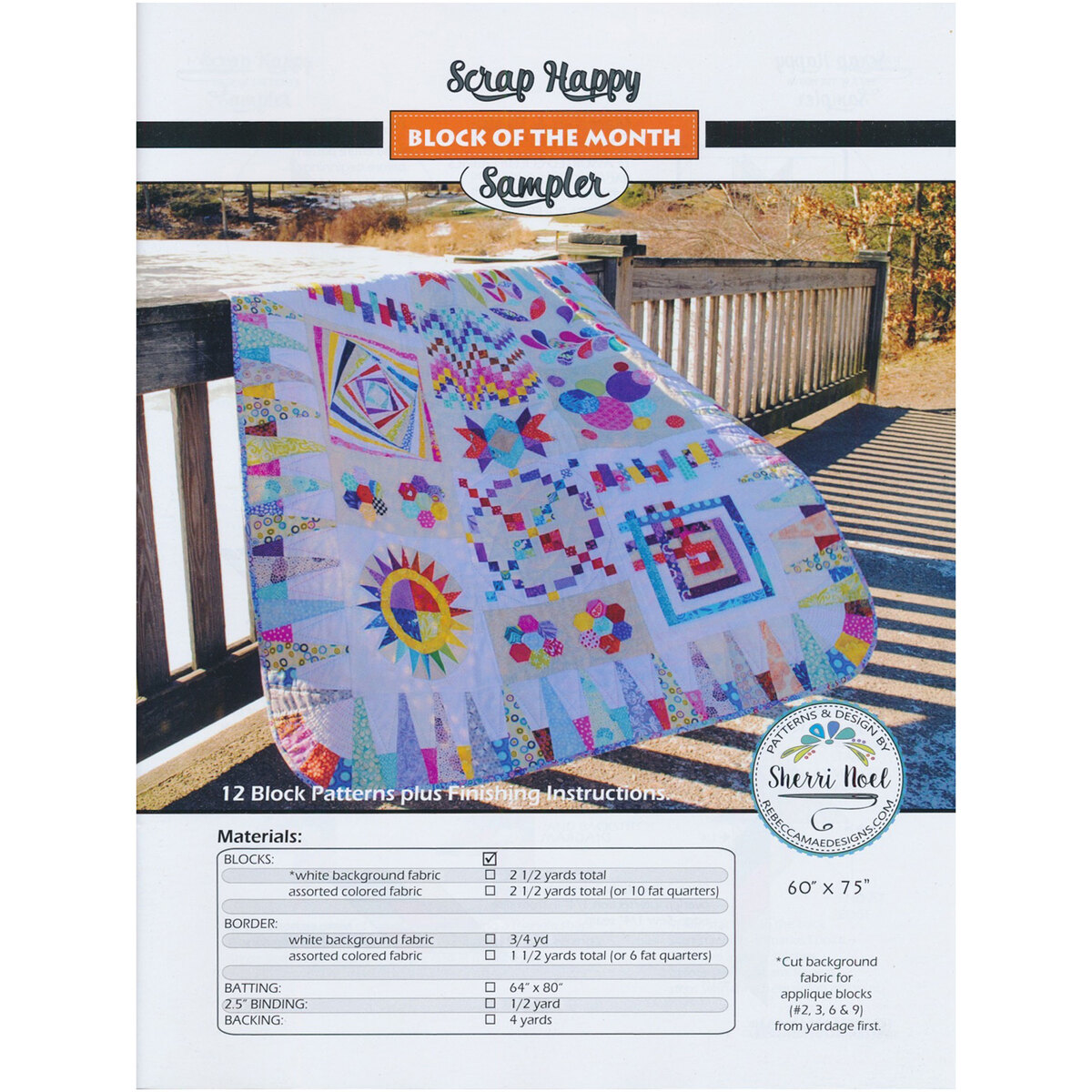 Scrap Happy Sampler Book | Shabby Fabrics