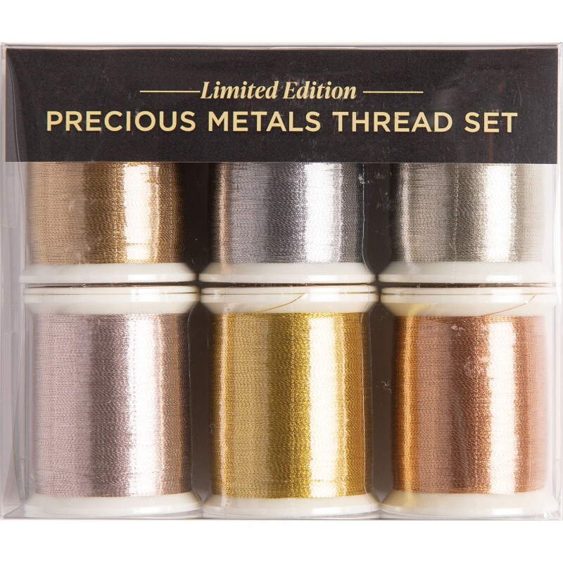 Precious Metals 6pc Superior Thread Set - Limited Edition | Shabby Fabrics