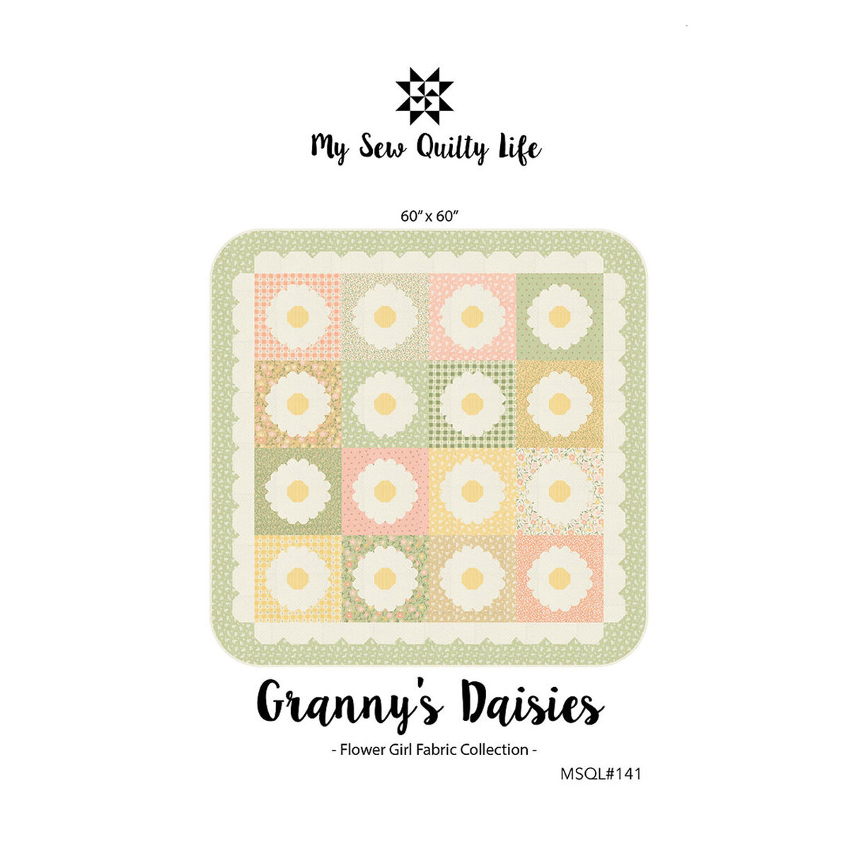 Granny's Daisies Pattern | Shabby Fabrics