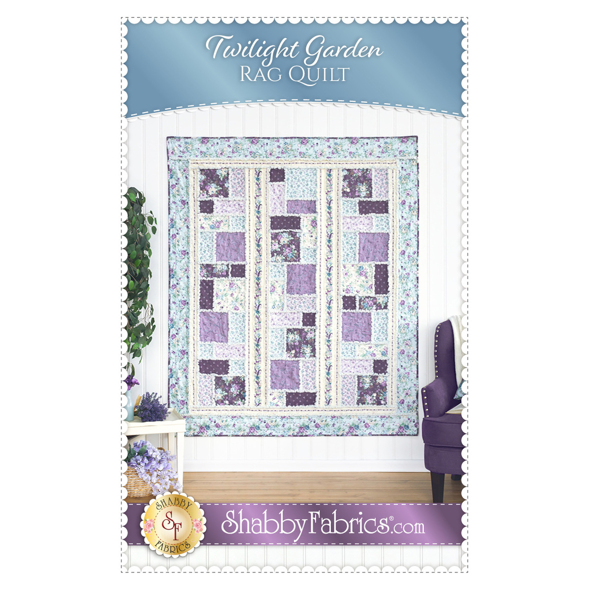 Twilight Garden Rag Quilt Pattern | Shabby Fabrics