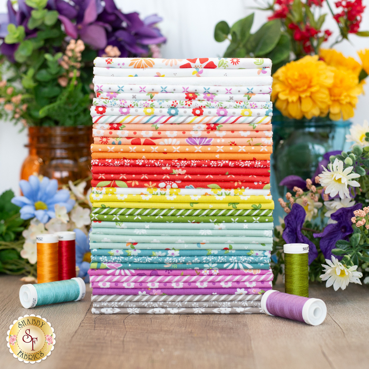 Laguna Sunrise 36 FQ Set by Sherri & Chelsi for Moda Fabrics | Shabby ...