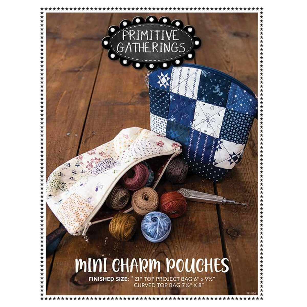 Mini Charm Pouches Pattern | Shabby Fabrics