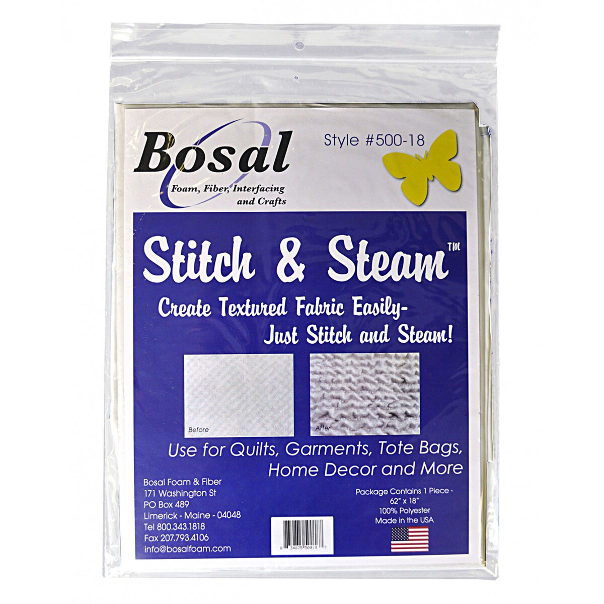 Bosal Stitch and Steam | Shabby Fabrics