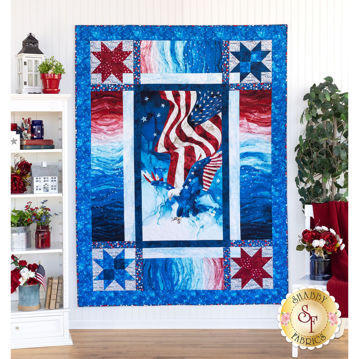 Patriot Panel Quilt Kit | Shabby Fabrics