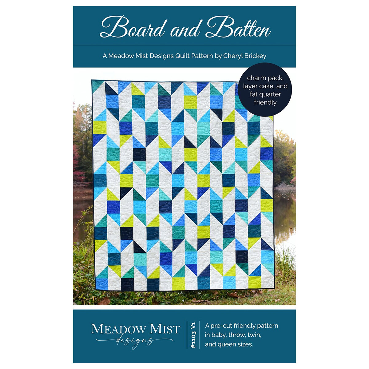 Board and Batten Pattern | Shabby Fabrics