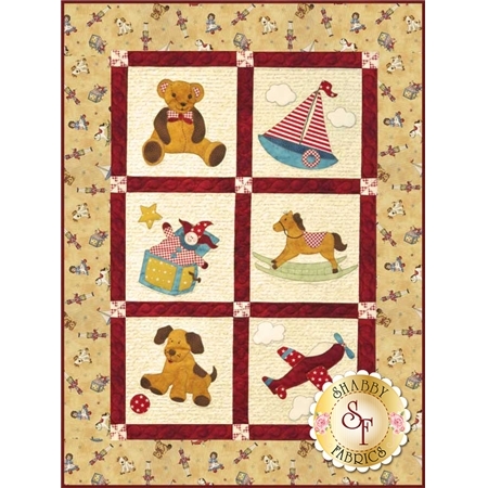 Vintage Toybox Pattern | Shabby Fabrics