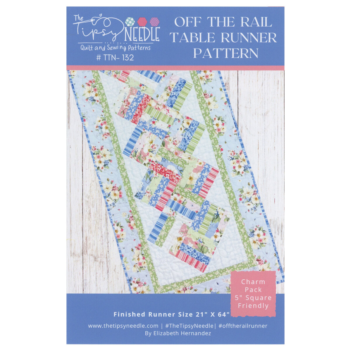 Off The Rail Table Runner Pattern | Shabby Fabrics