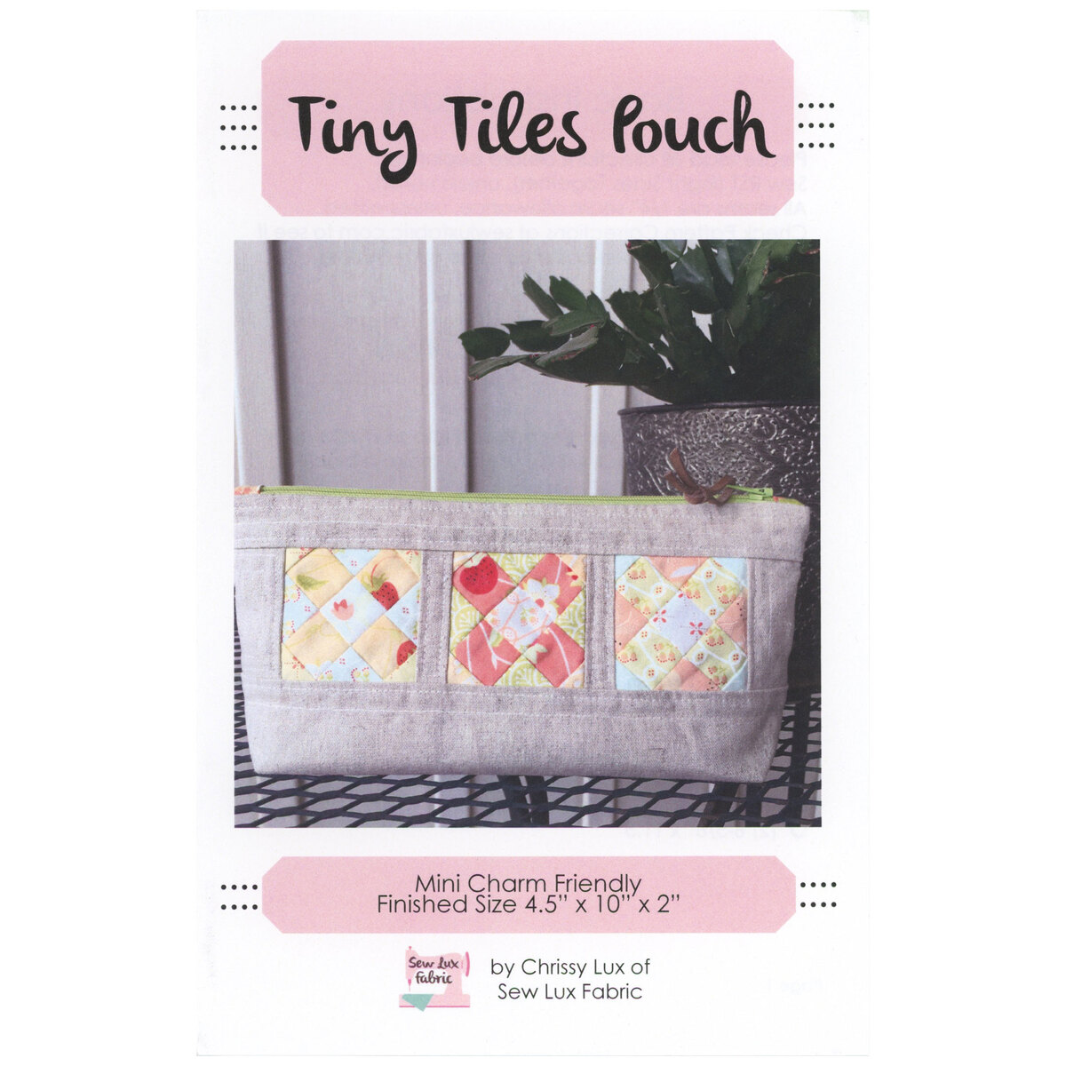 Tiny Tiles Pouch Pattern | Shabby Fabrics